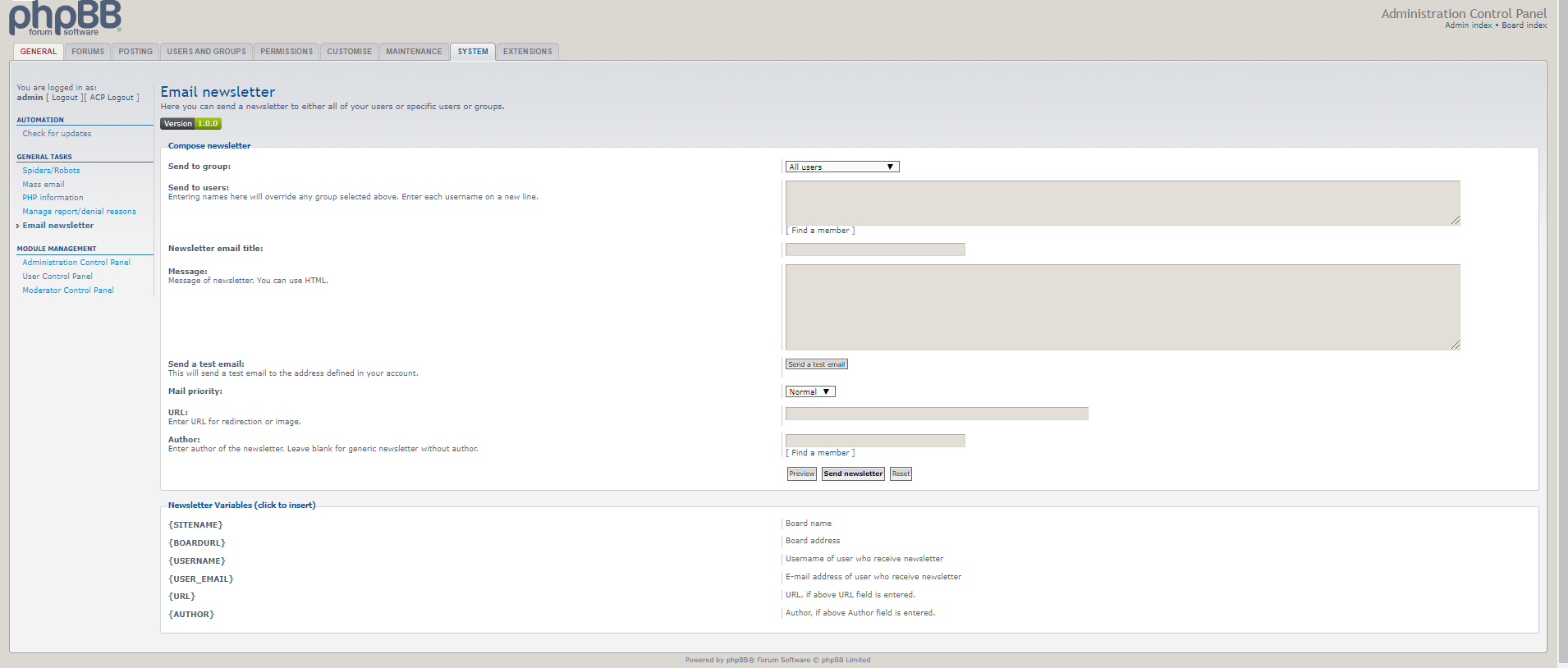 phpBB • [3.3][DEV] Newsletter